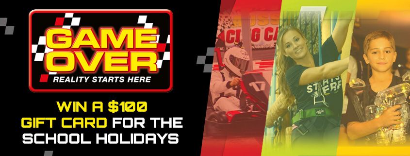 Win a $100 Game Over gift card in time for the school holidays!