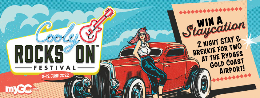 Winner of the staycation at Cooly Rocks On!