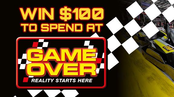 Win $100 to spend at Game Over!