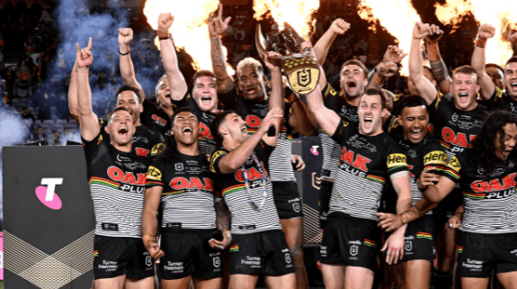 Panthers crush Eels to win NRL grand final