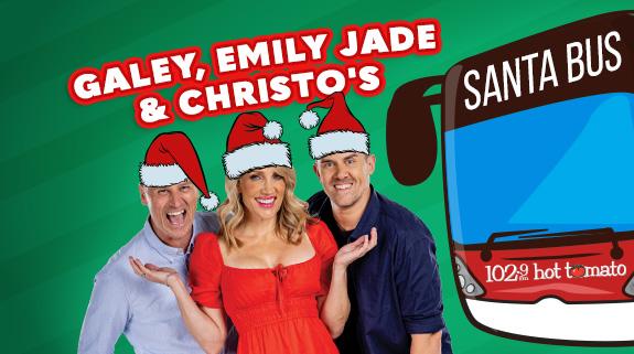 Galey, Emily Jade & Christo’s Santa Bus