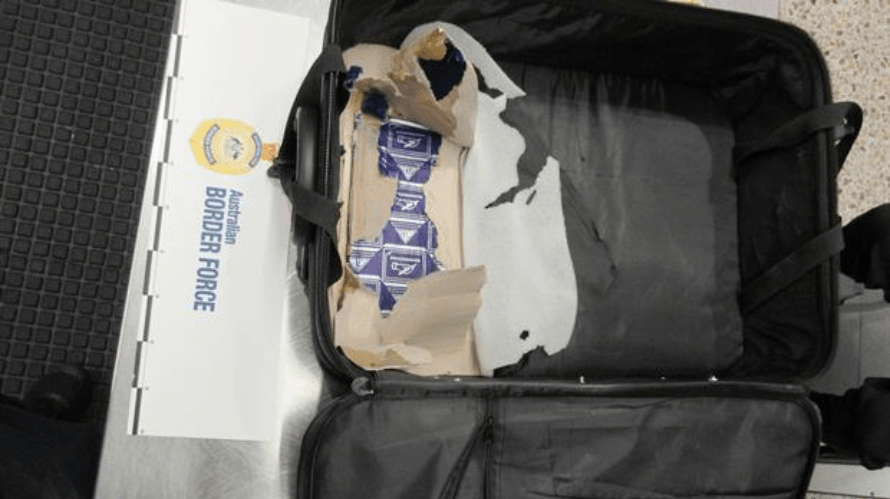 Elderly man busted with 2kg heroin stash in suitcase at Aussie airport