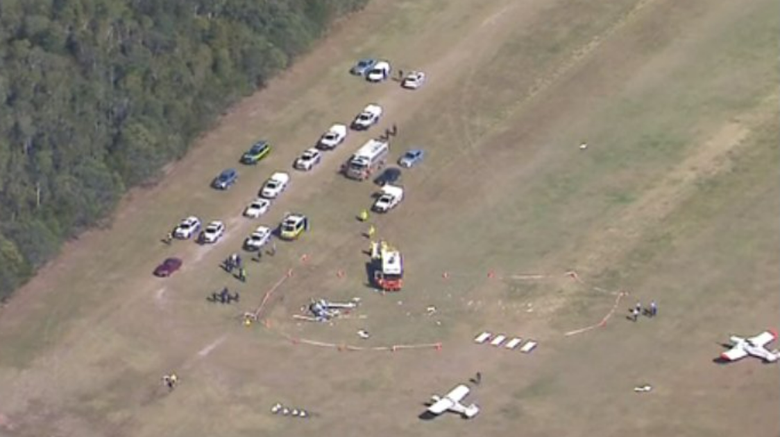 Two killed in horror light plane crash at SE Qld Airfield