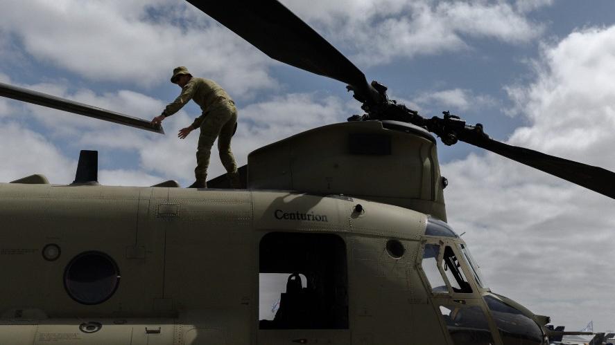 Four Australian army crew feared dead after chopper crash off Qld