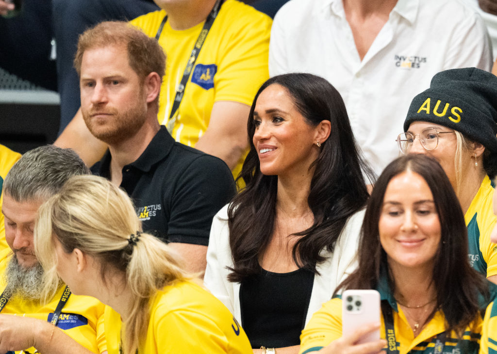 Meghan and Harry join Aussies in Invictus Games crowd