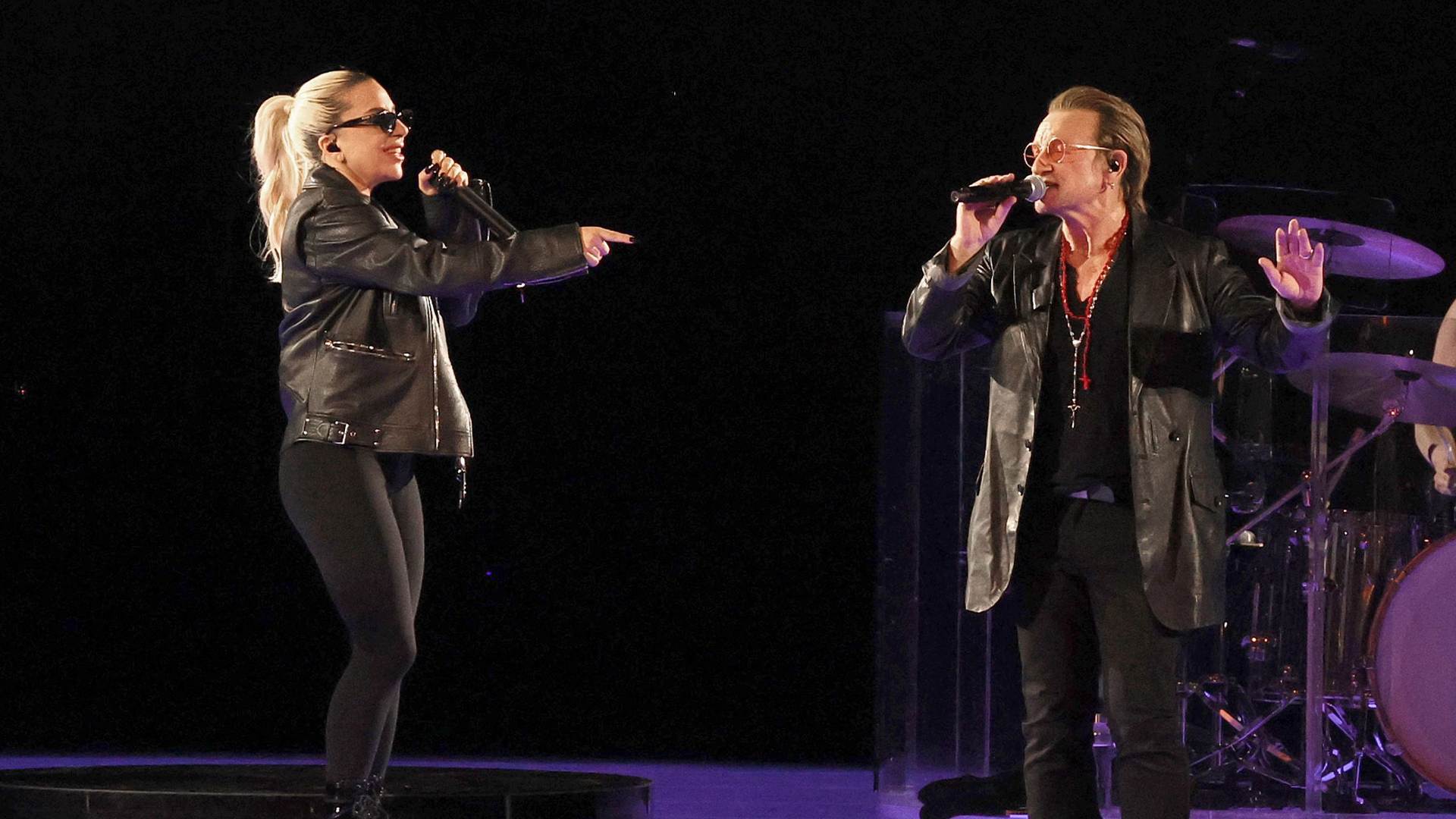 Lady Gaga Makes Surprise Performance With U2 At The 'Las Vegas Sphere'