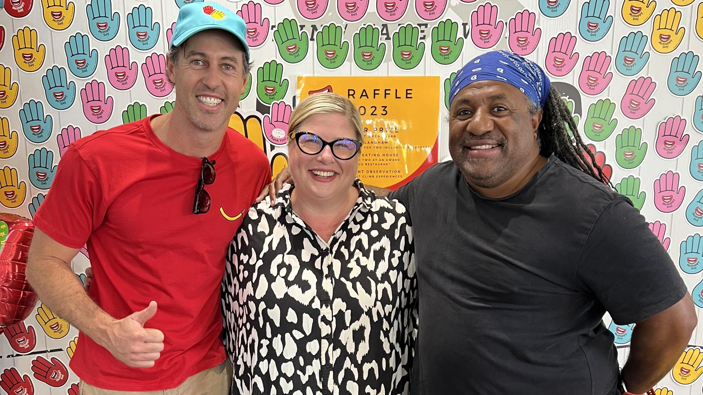 Moyra and Big Trev Help Out McHappy Day