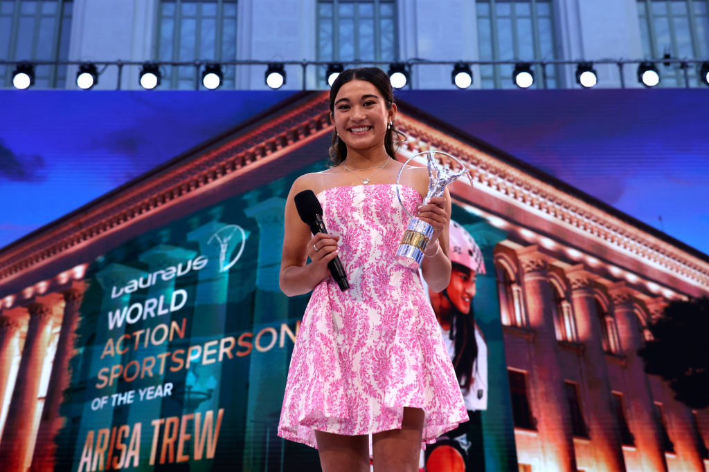 Gold Coast skateboarder Arisa Trew claims global sporting gong