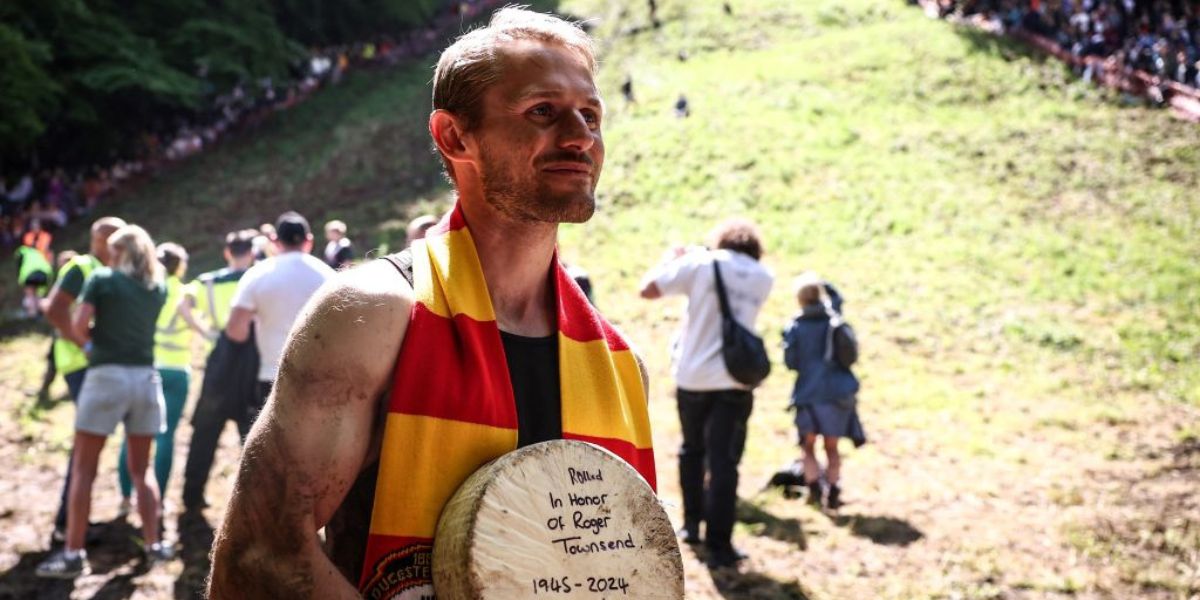 Aussie Wins World Famous Cheese Race