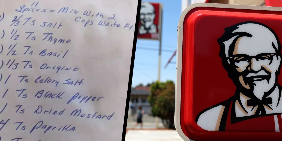 KFC’s Secret ‘11 Herbs and Spices’ Leaked by Colonels’ Nephew