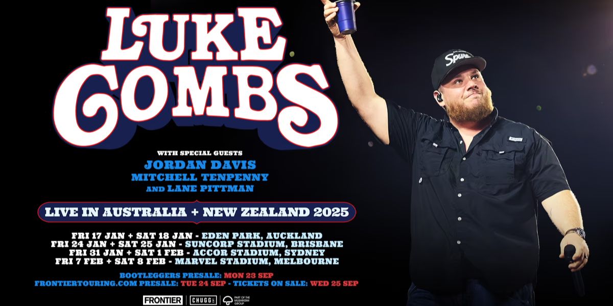 Luke Combs’ Aussie Tour Arrives in 2025
