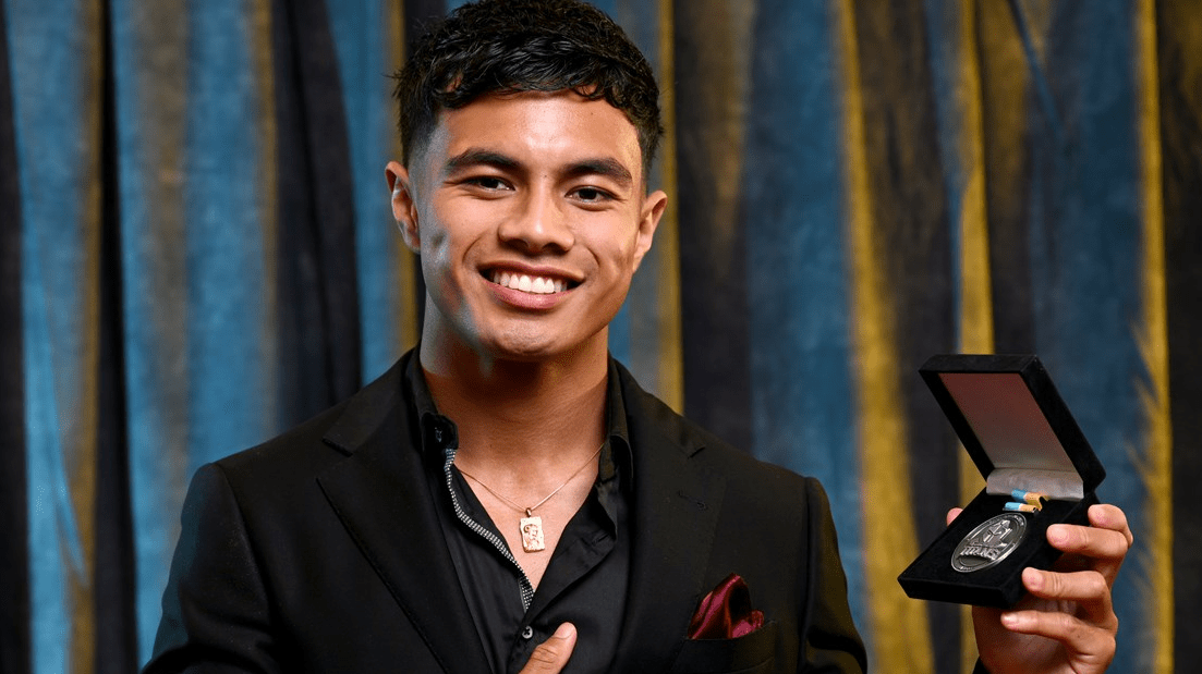 Gold Coast Titans Keano Kini crowned the 2024 Paul Broughton medallist