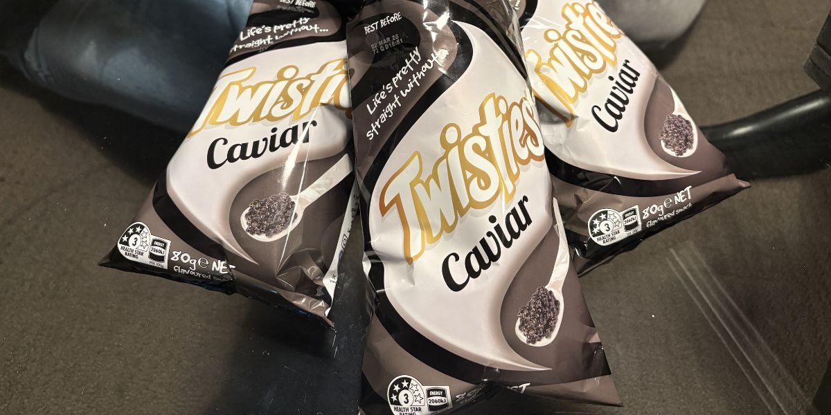 Would You Eat These Limited-Edition Caviar Flavoured Twisties?