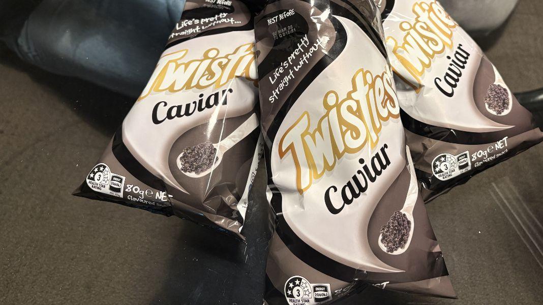 Would You Eat These Limited-Edition Caviar Flavoured Twisties?