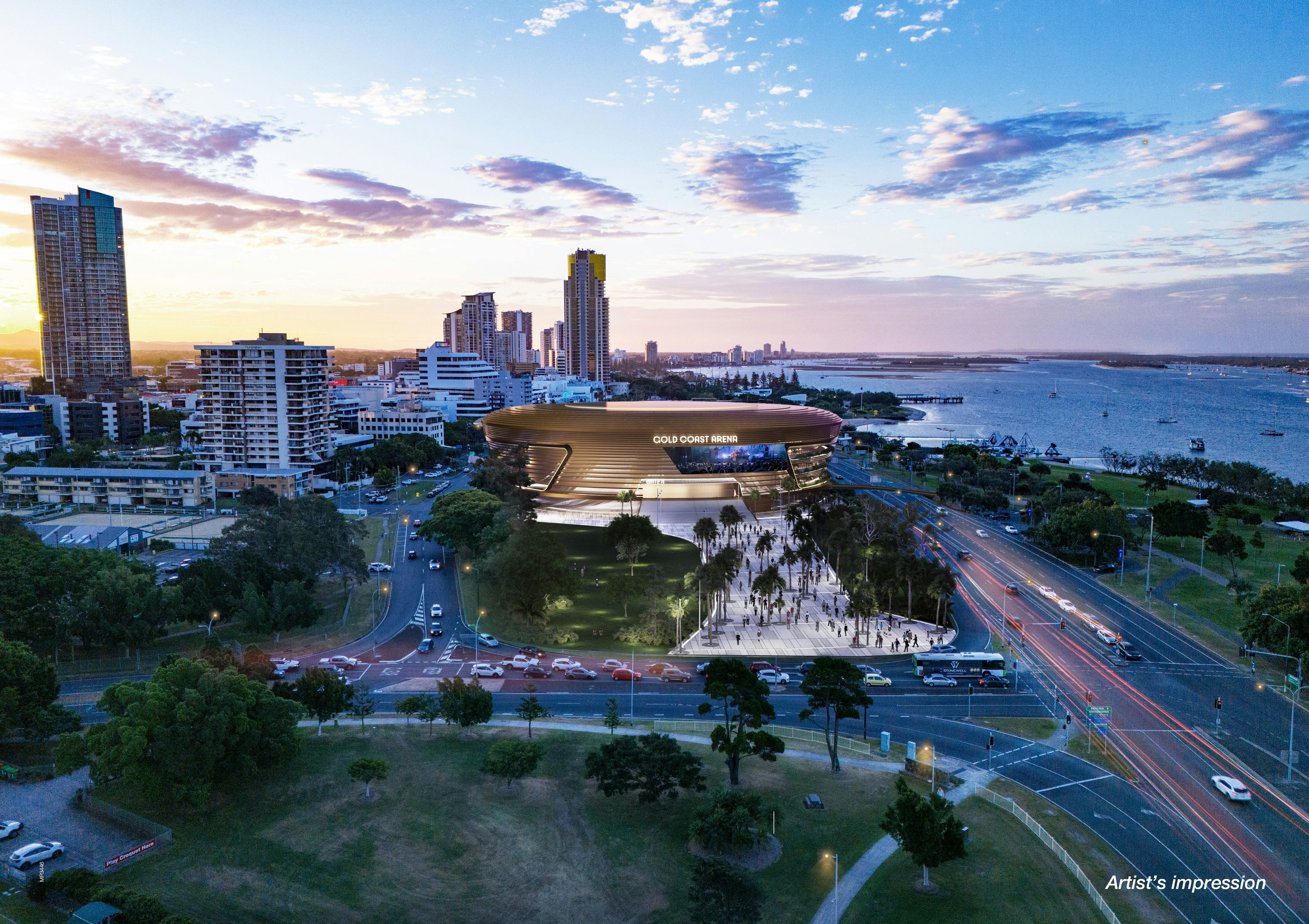 Gold Coast Arena one step closer after marathon council debate