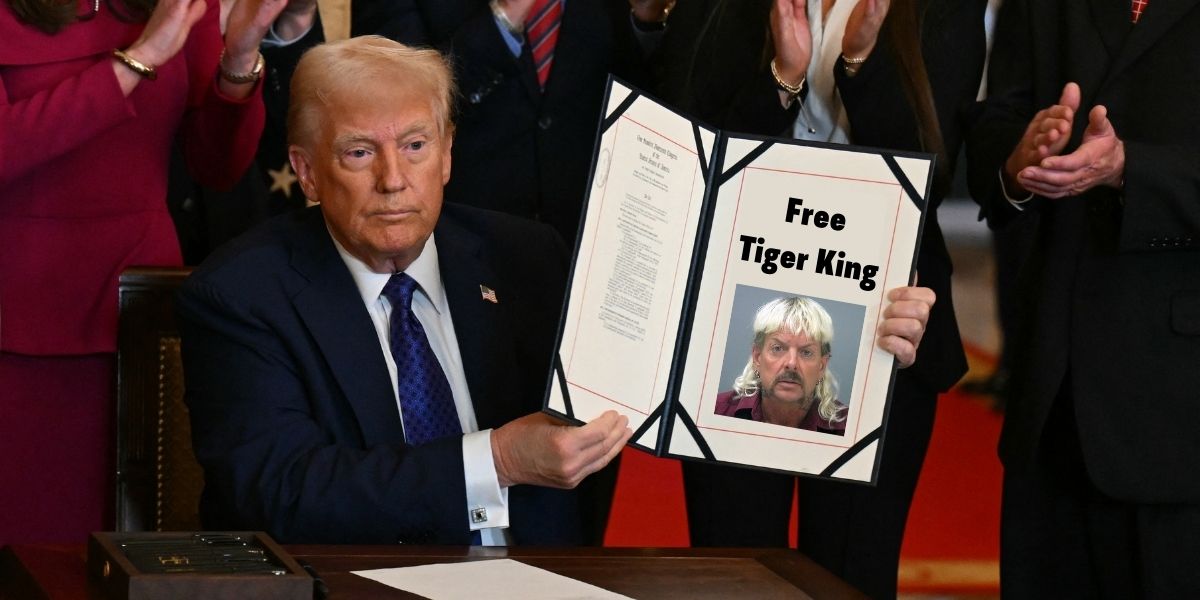 Tiger King Joe Exotic Desperately Pleads With Trump to be Pardoned