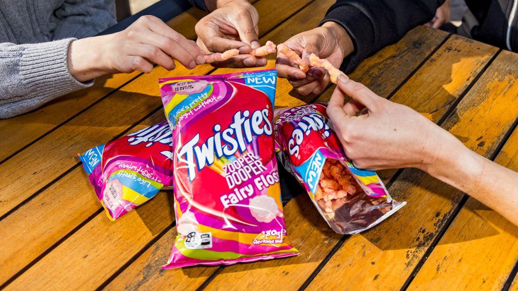 Twisties Release Zooper Dooper Fairy Floss Flavour!