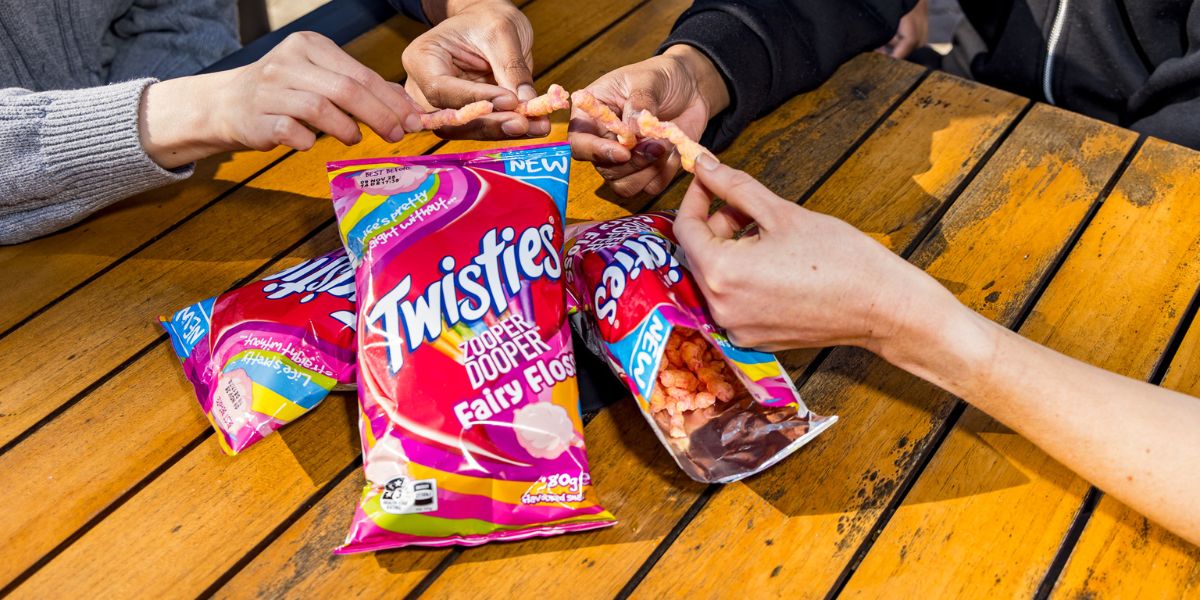 Twisties Release Zooper Dooper Fairy Floss Flavour!