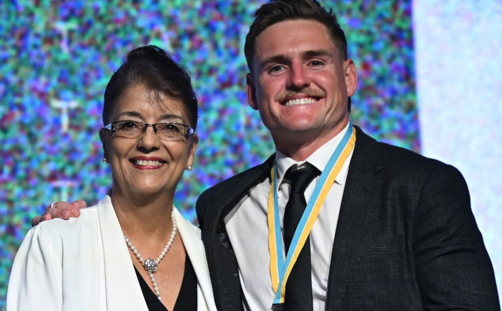 Titans star AJ Brimson claims first Paul Broughton medal