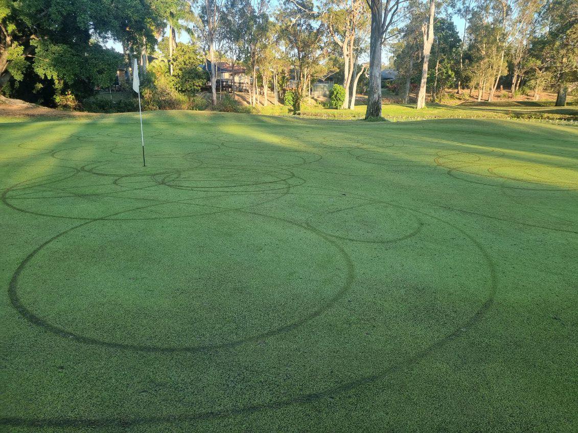 Scooter thugs damage popular Gold Coast golf course